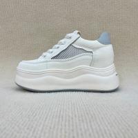 China Women high top sneakers with breathable upper and lace up for sale