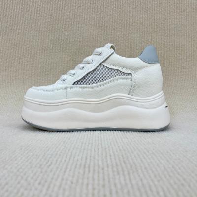 China Women high top sneakers with breathable upper and lace up for sale