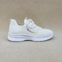 China Women breathable sneakers with mesh upper and flyknit material for sale