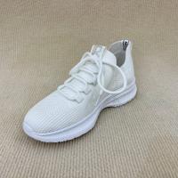 China Women breathable sneakers with mesh upper and flyknit material for sale