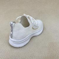 China Women breathable sneakers with mesh upper and flyknit material for sale