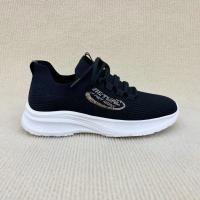 China Women black sneakers sports shoes for climbing running in daily life for sale