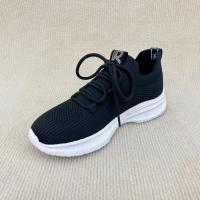 China Women black sneakers sports shoes for climbing running in daily life for sale