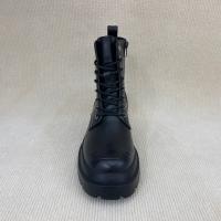 China Fashion Ladies Short Boots Microfiber Black Leather Boots For Women for sale