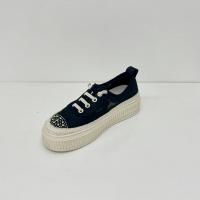 China Women comfort breathable espadrilles with mesh upper and pearl low cut for sale