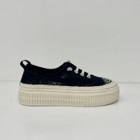 China Women comfort breathable espadrilles with mesh upper and pearl low cut for sale