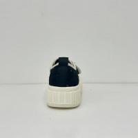 China Black White Comfort Fashion Sneakers Women Breathable Sneakers With Letters for sale