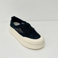 China Comfort Ladies Black Espadrilles High Top Outdoor Stylish Non Slip Shoes for sale