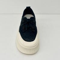 China Comfort Ladies Black Espadrilles High Top Outdoor Stylish Non Slip Shoes for sale