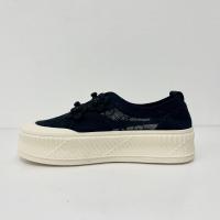 China Comfort Ladies Black Espadrilles High Top Outdoor Stylish Non Slip Shoes for sale