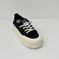 China Mid Top Breathable Mesh Sneakers Black Womens Fashion Trainers for sale