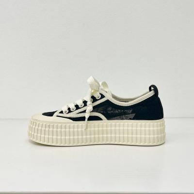 China PU Mid Top Canvas Shoes Women Espadrilles Canvas Sneakers For Women for sale