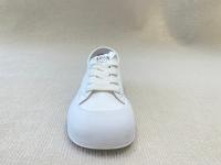 China Women white casual sneakers cover head round toe and low cut for sale