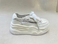 China Women lace breathable espadrilles walking shoes with high top for sale
