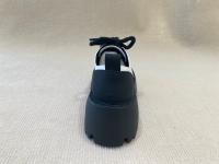 China Summer Black And White Platform Loafers OEM ODM Casual Loafers For Women for sale