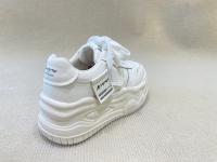 China Autumn White Canvas Trainers Heightening Womens White Leather Casual Sneakers for sale