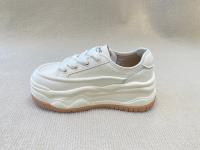 China Women white espadrilles sneakers in summer autumn with authentic leather and casual for sale