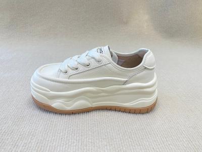 China Women white espadrilles sneakers in summer autumn with authentic leather and casual for sale