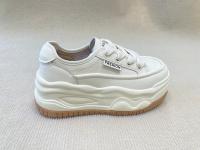 China Women white espadrilles sneakers in summer autumn with authentic leather and casual for sale