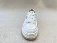 China Women white espadrilles sneakers in summer autumn with authentic leather and casual for sale