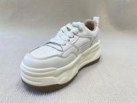 China Heightening White Trainers Women Pigskin Insole Ladies Trainers for sale