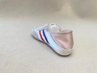 China Women casual comfort sneakers satin shoes lace-up breathable with leather and low cut for sale