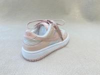 China Women leather platform fashion sneakers with printing flowers for sale