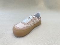 China Women casual satin espadrilles sneakers with geneiun leather soft-soled and silk ribbon for sale