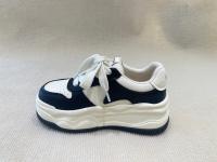 China Thick Soled Womens Trainers Leather Breathable Best Walking Shoes For Women for sale