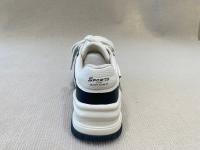 China Thick Soled Womens Trainers Leather Breathable Best Walking Shoes For Women for sale