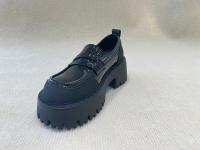 China Ladies Thick Heel Mules Low Cut Bright Surface Womens Heeled Mules for sale