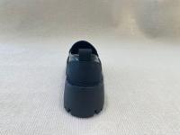 China Ladies Thick Heel Mules Low Cut Bright Surface Womens Heeled Mules for sale