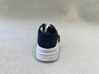 China Size 35-40 Black And White Designer Sneakers Lace Up Thick Bottom Sneakers for sale