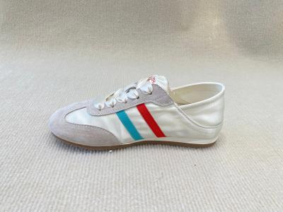 China Women fashion sneakers satin shoes lace-up breathable with lace showlace and low cut for sale