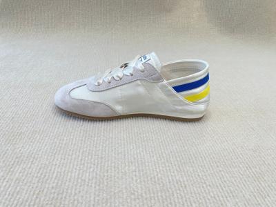China Women flat satin sneakers with lace-up and breathable with lace shoelace in summer for sale