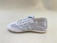 China Flat Womens Satin Sneakers OEM Lace Up Running Shoes And Color Bars for sale