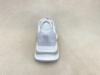 China Women thick-bottom rhine-drill breathable mesh sport shoes hollow surface in summer for sale