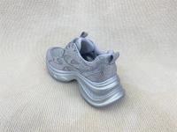 China Women white thick soled with rhine-drill breathable mesh sneakers in summer for sale