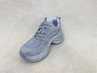 China Women white thick soled with rhine-drill breathable mesh sneakers in summer for sale