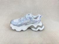 China Silver Lace Pearl Women Sneakers Mesh Turbo Shoes Casual And Running for sale