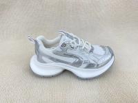 China Women white comfort sport shoes with mesh upper breathable and anti slip for sale