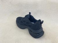 China Comfort Black Rhinestone Sneakers Breathable Upper Blinged Out Sneakers for sale