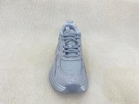 China Women fashion walking shoes with bling rhinestone breathable upper grey for sale