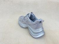 China Women fashion walking shoes with bling rhinestone breathable upper grey for sale