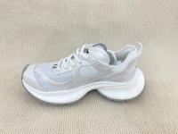 China White Crossover Strap Sport Shoes Comfort Heightening Women Sneakers for sale