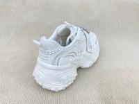 China Women white flat fashion sneakers with paillette crystal breathable mesh and low cut for sale