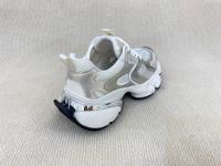 China PU Outsole Women Gold Sneakers UK 2.5 - UK 7.5 Size White And Gold Sneakers for sale