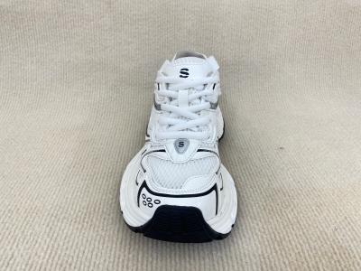 China Lace Up Women Comfort Sneakers OEM ODM White And Black Sneakers for sale