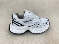 China Lace Up Women Comfort Sneakers OEM ODM White And Black Sneakers for sale
