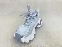 China Heightening Silver Casual Sneakers Thick Bottom Soft Comfortable Trainers for sale